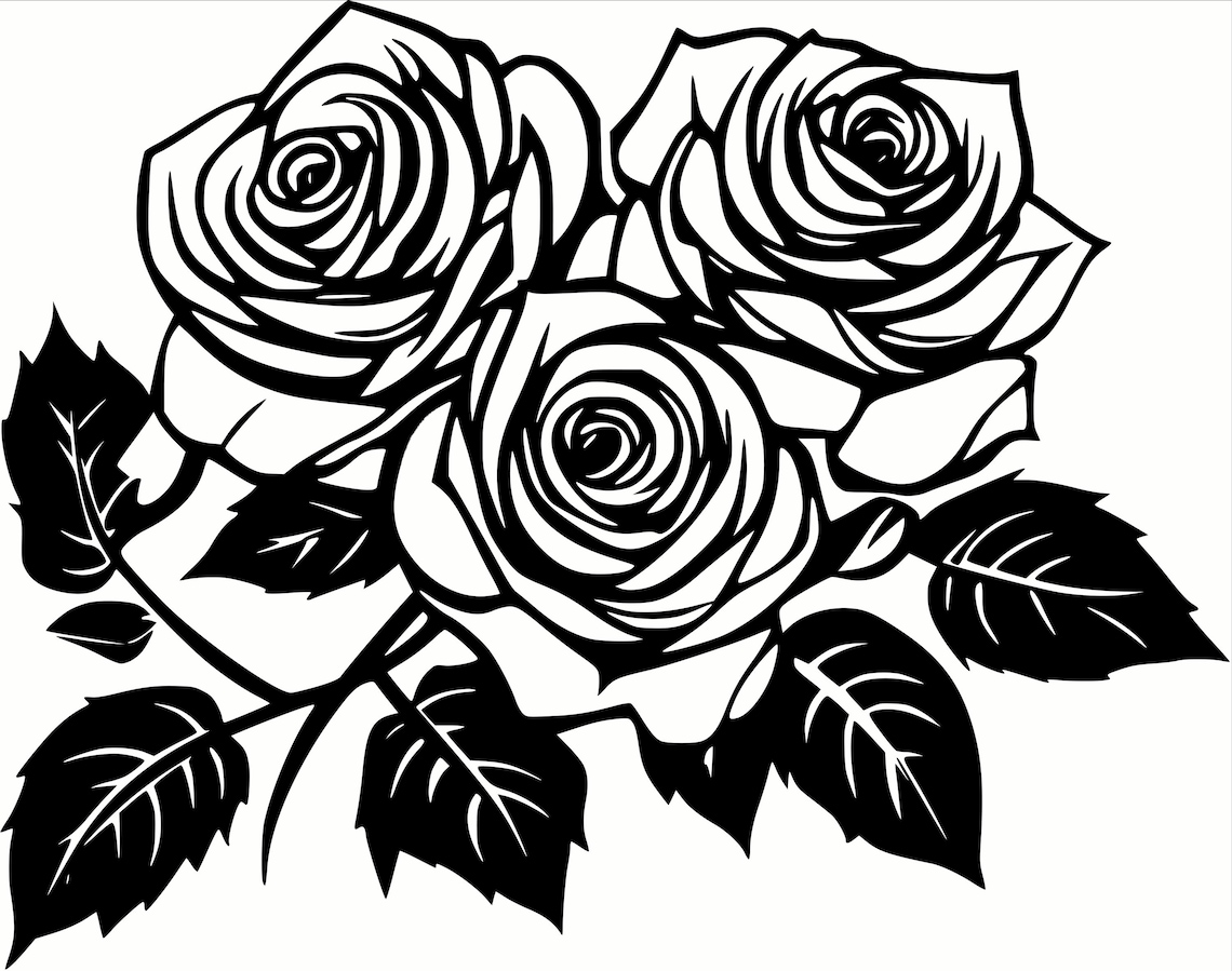 Gorgeous Rose SVG - Etsy