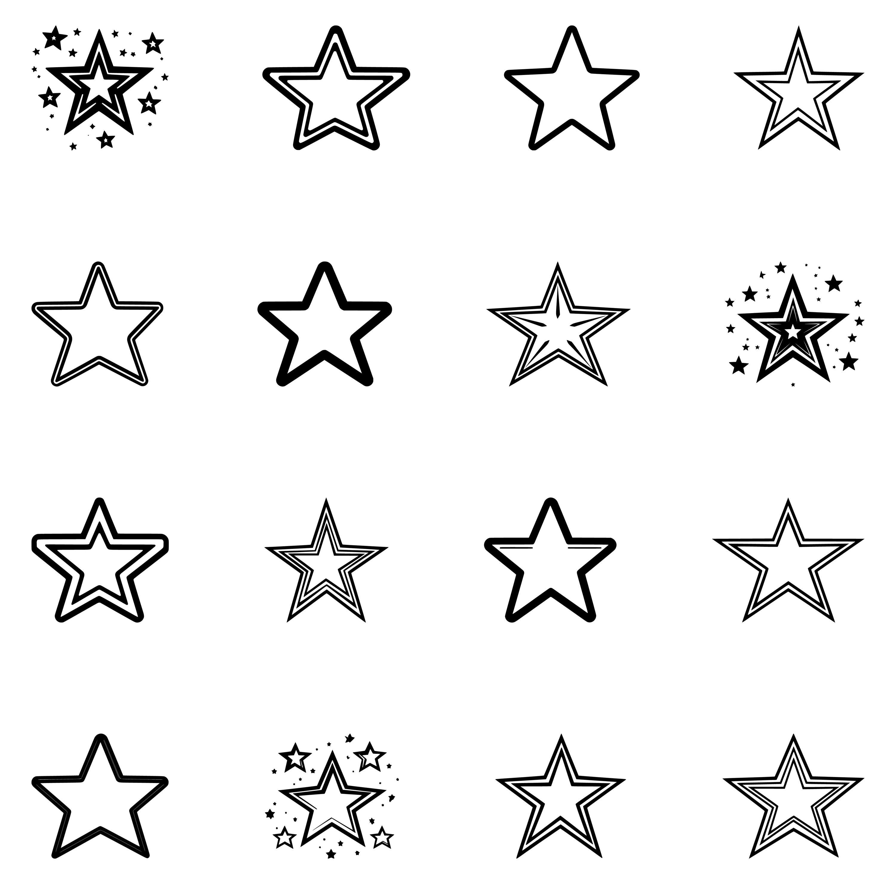 20+ Stars Bundle SVG & PNG - Etsy