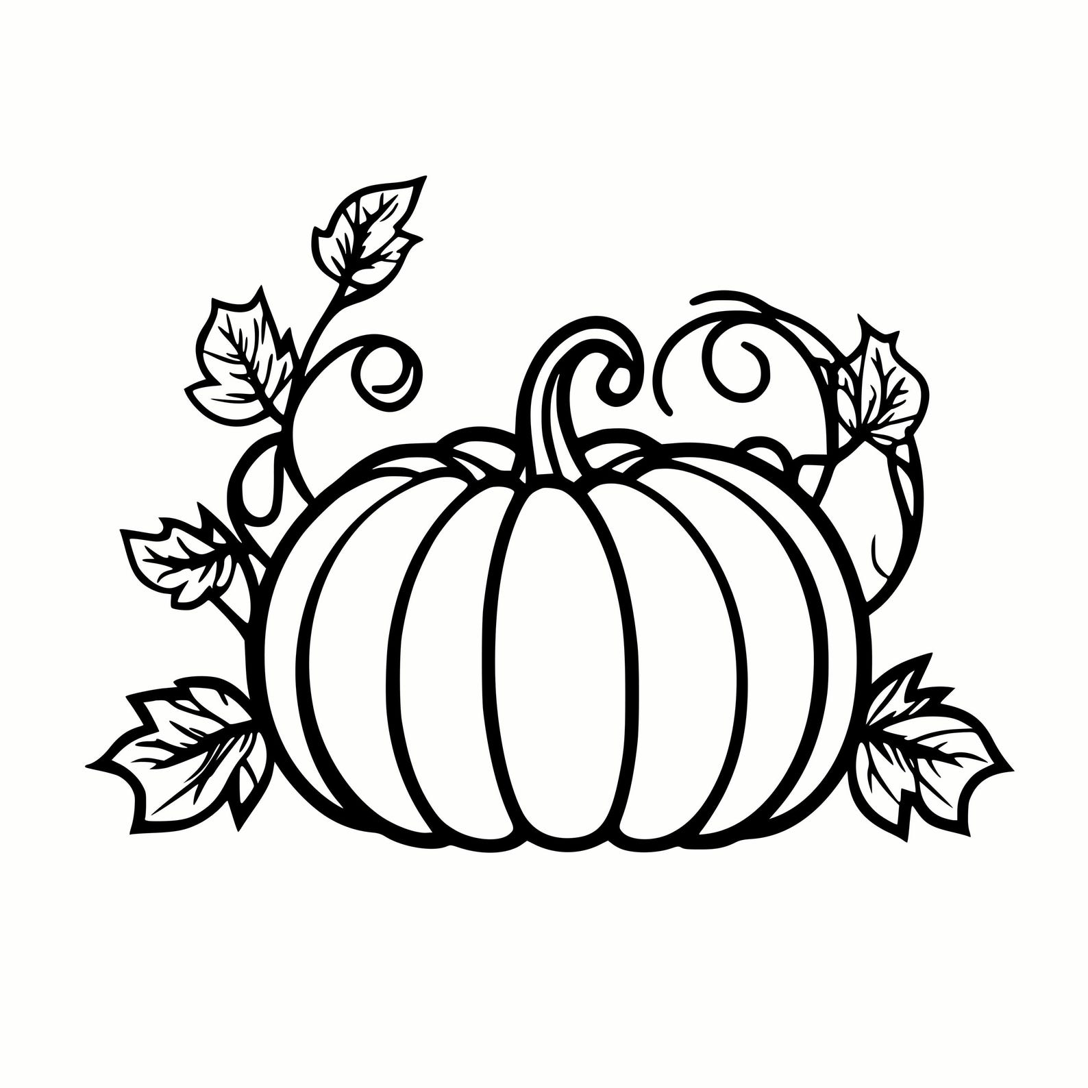 Pumpkin SVG for Fall - Etsy