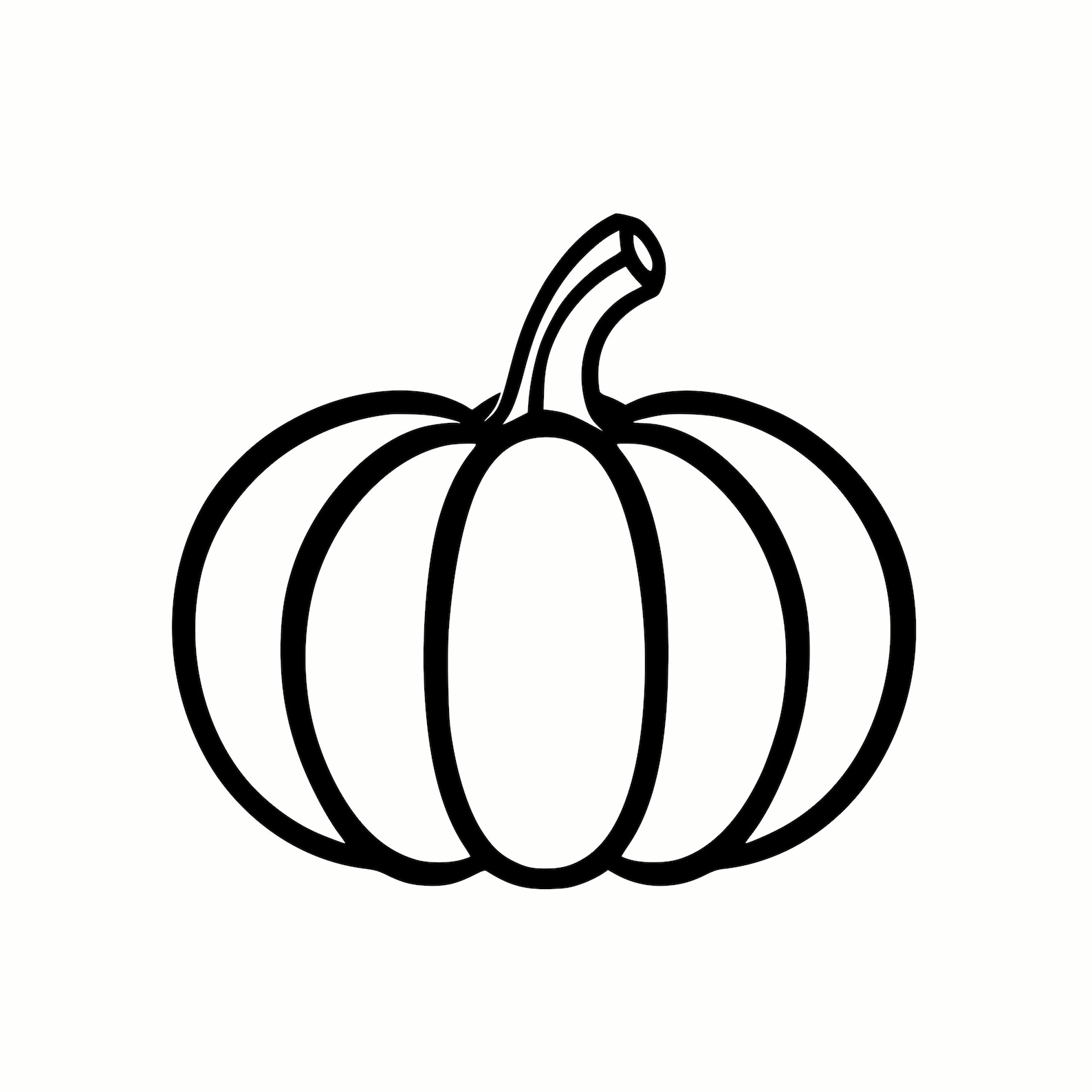 Classic Pumpkin SVG - Etsy