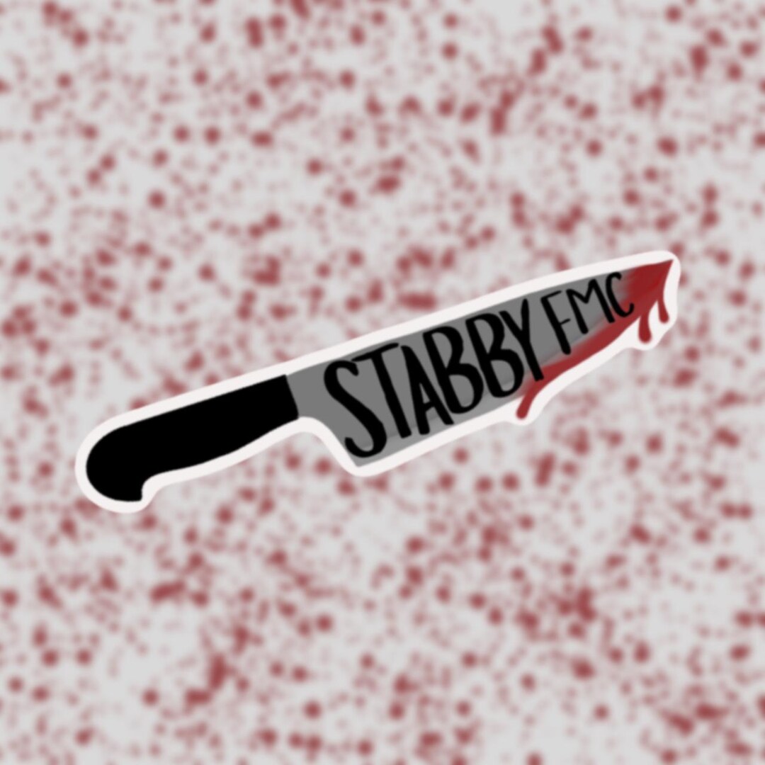 Stabby FMC Knife Sticker: Dark Romance Bookish Decal - Etsy