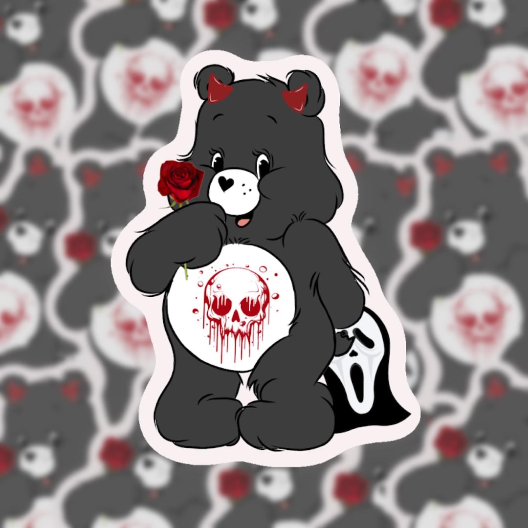 Dark Romance Care Bear, Masked Men, Kindle Sticker, Bookish Stickers ...