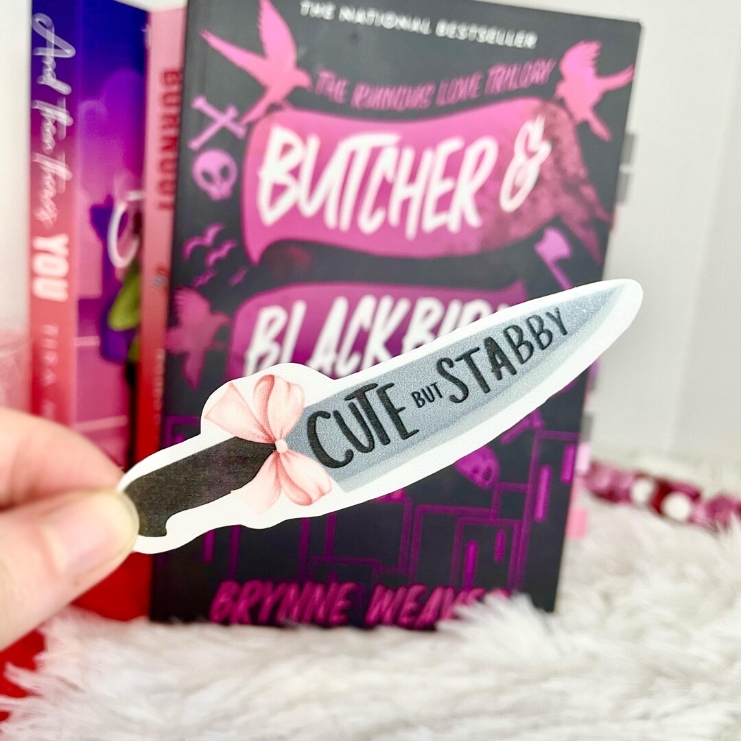 Cute but Stabby Knife Sticker, Kindle Sticker, Knife Sticker ...