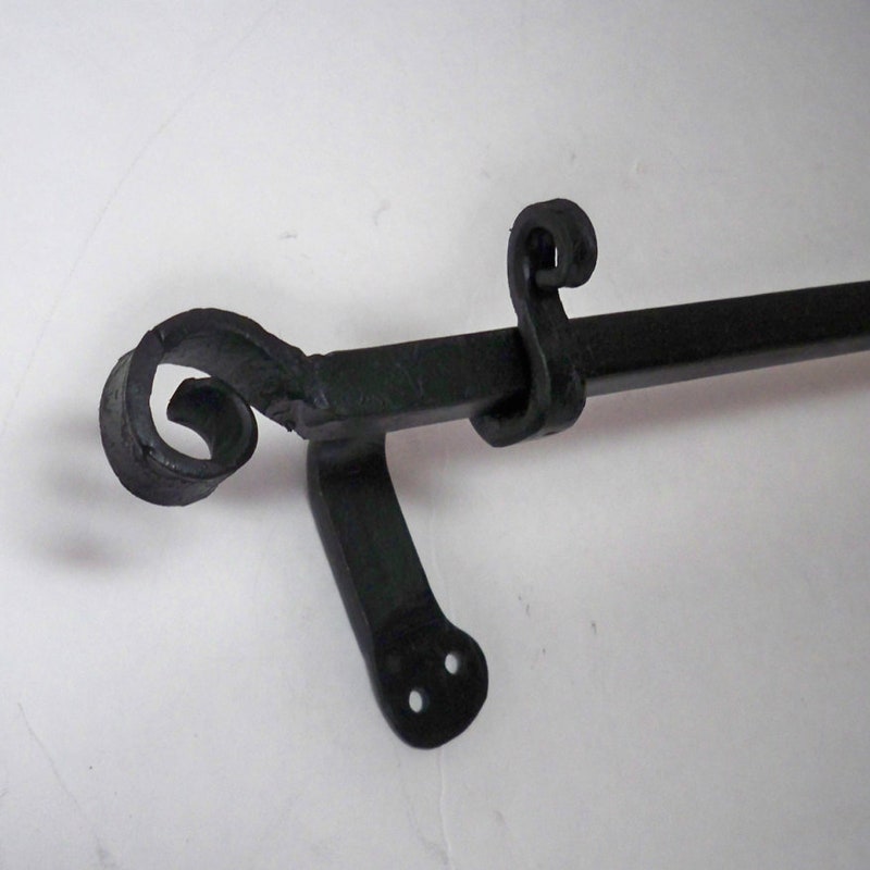 Rustic Curtain Rod - Etsy