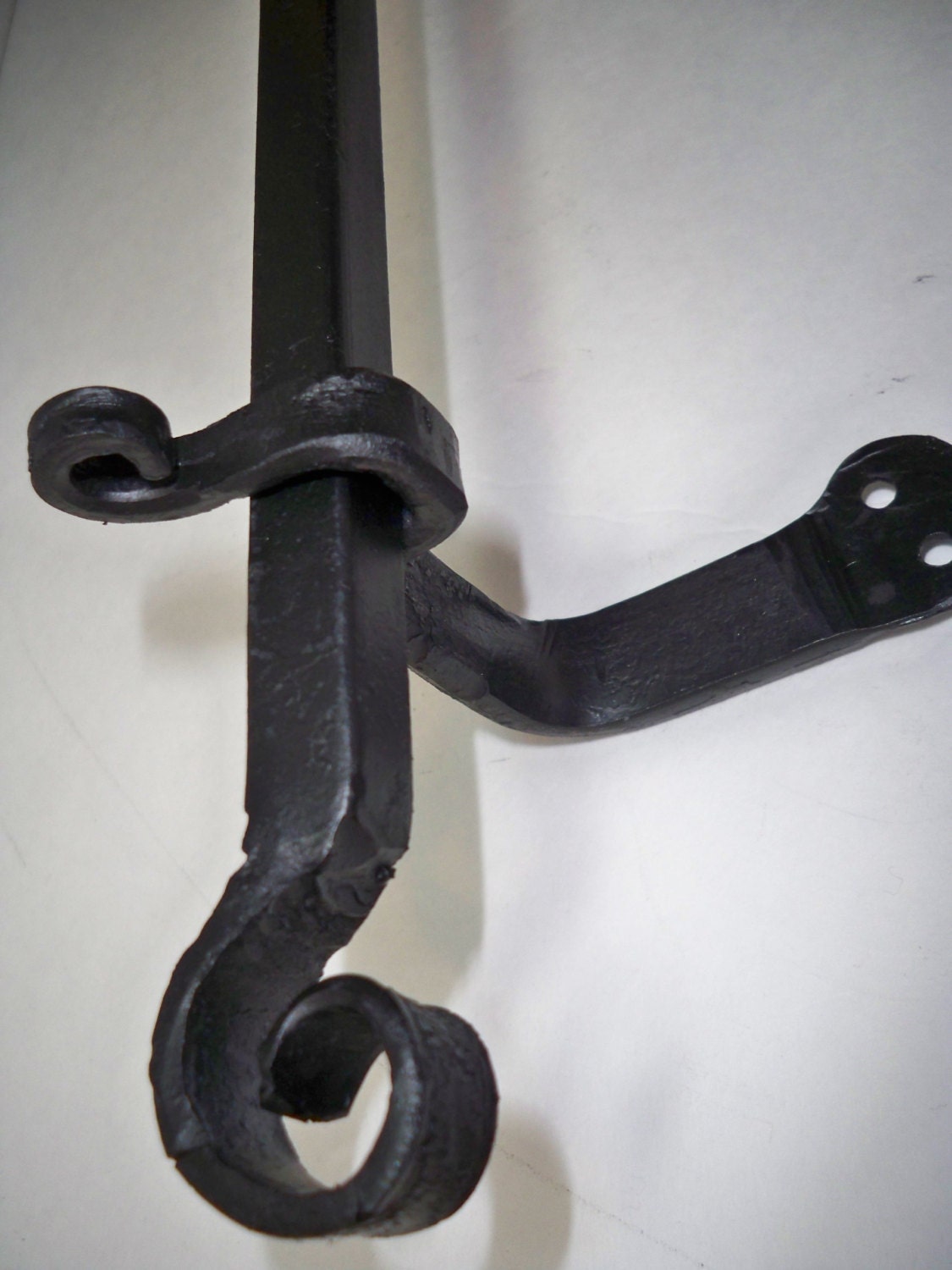 Archbracket for Square Curtain Rod Black Iron Sold in Pairs - Etsy