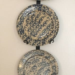 Plate Hanger Four Three or Two Plates Vertical Custom Sized Iron ...