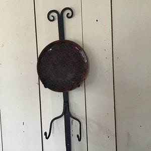 Plate Hanger Four Three or Two Plates Vertical Custom Sized Iron ...