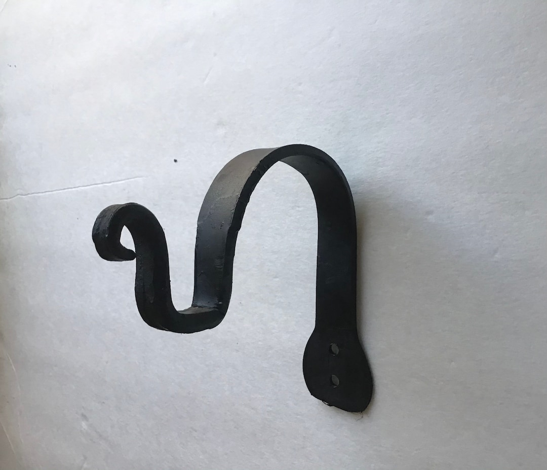 Archbracket for Square Curtain Rod Black or Bronze Iron Sold in Pairs ...