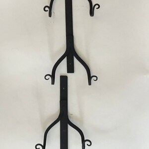 Plate Hanger Four Three or Two Plates Vertical Custom Sized Iron ...
