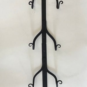 Plate Hanger Four Three or Two Plates Vertical Custom Sized Iron ...