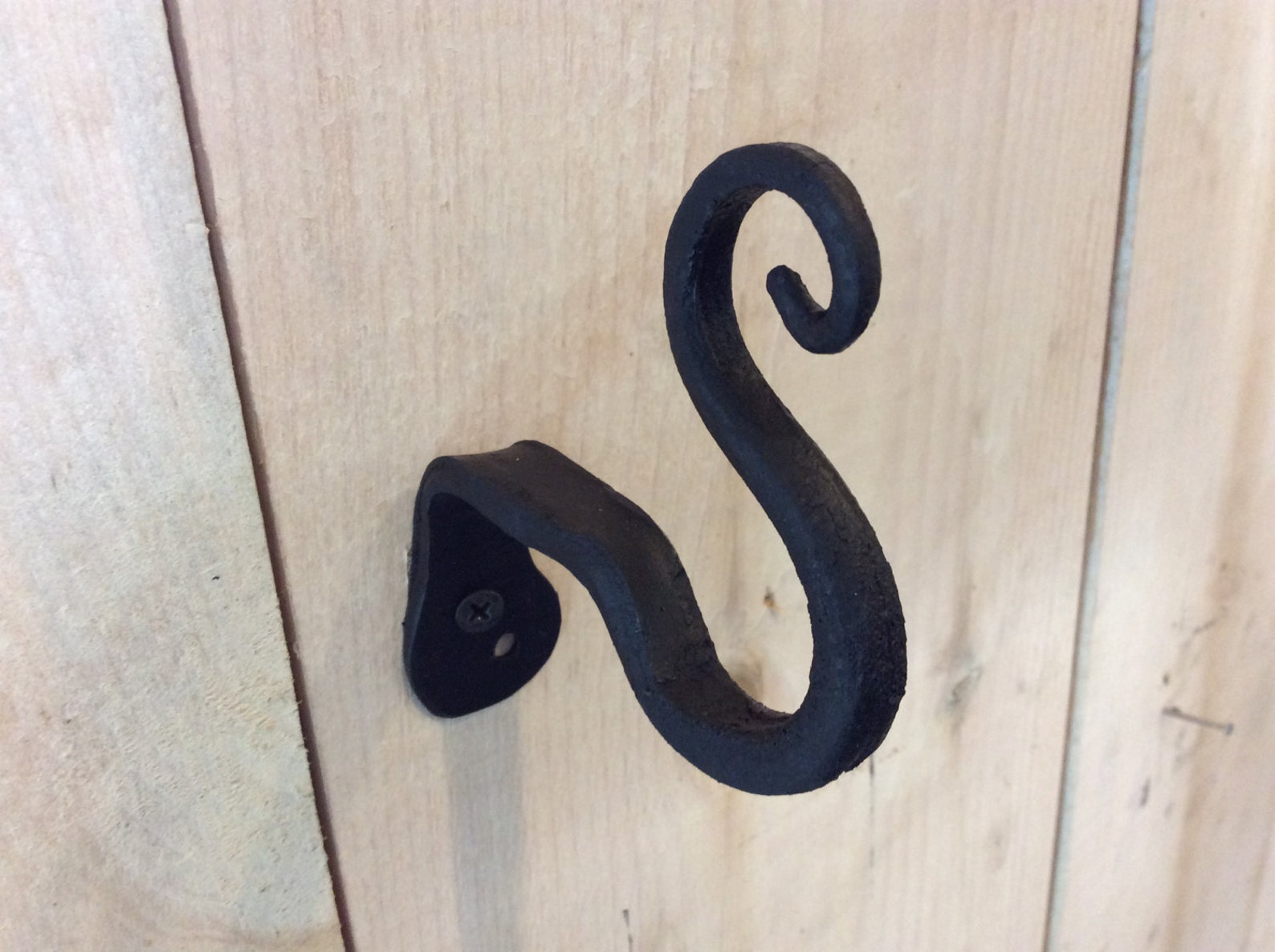 Knob Ended Rod 87 and 96 Inches Plus Knob Three Brackets Hand Forged ...