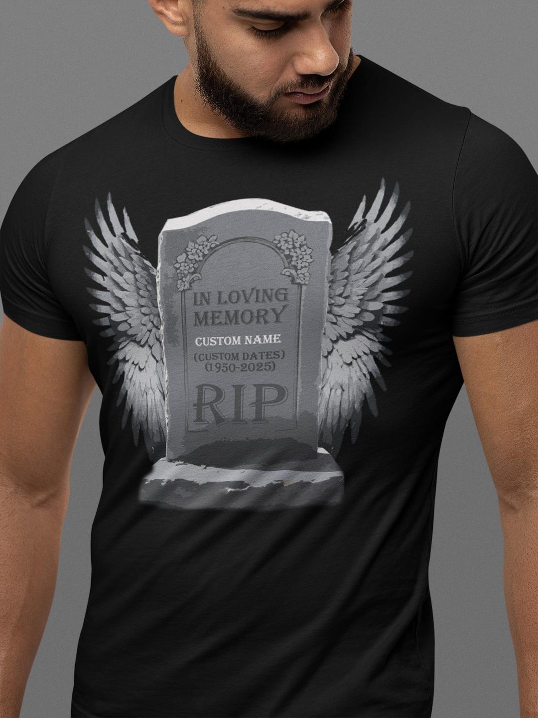 Personalized in Loving Memory Shirt, Custom Name and Date, Funeral ...