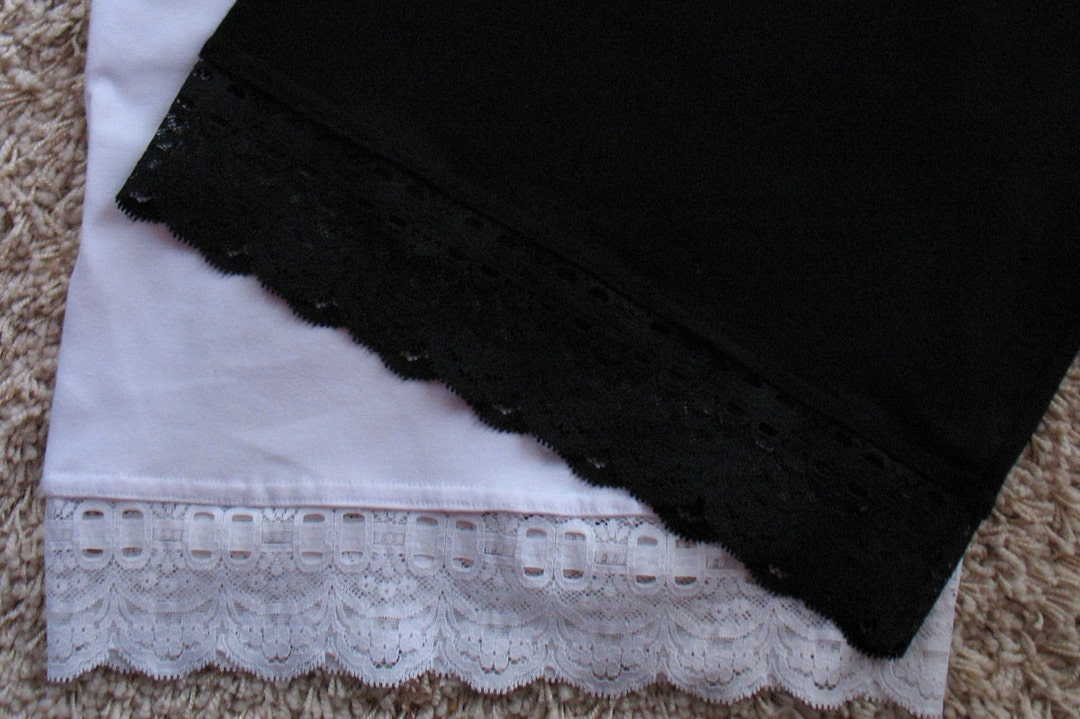 Lot of 2 New Lace Trimmed Maternity Belly Band/bella Nursing Cover Plus ...