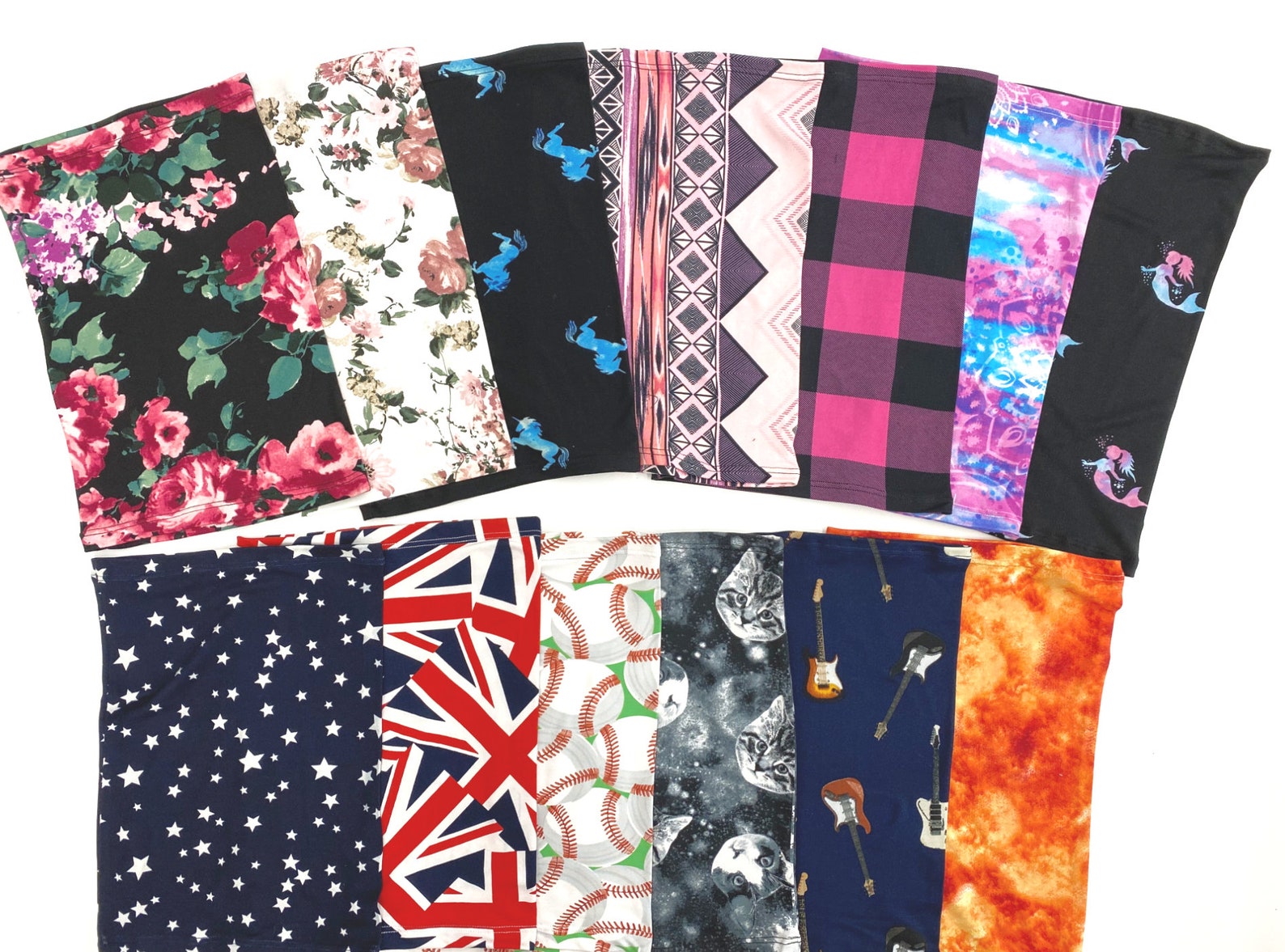 Neck Gaiter, Face Mask, Tube Scarf, Head Wear, Headband,adult Multi ...