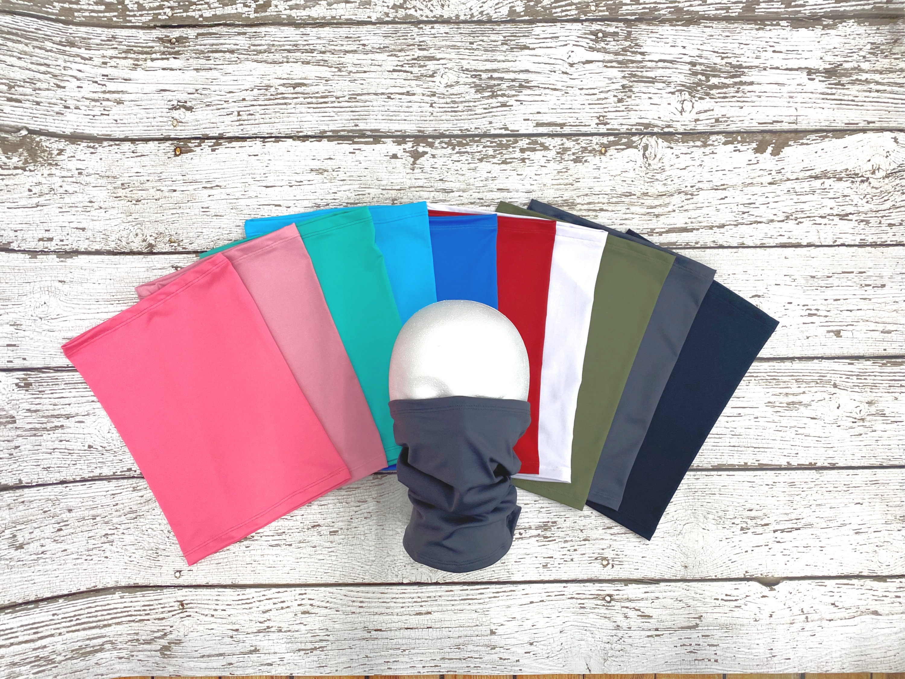 Lot Neck Gaiter Dry- Fit , Face Mask, Tube Scarf Adult Youthl Face ...