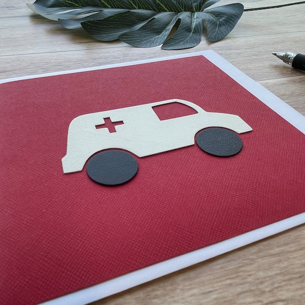Ambulance Card - Etsy