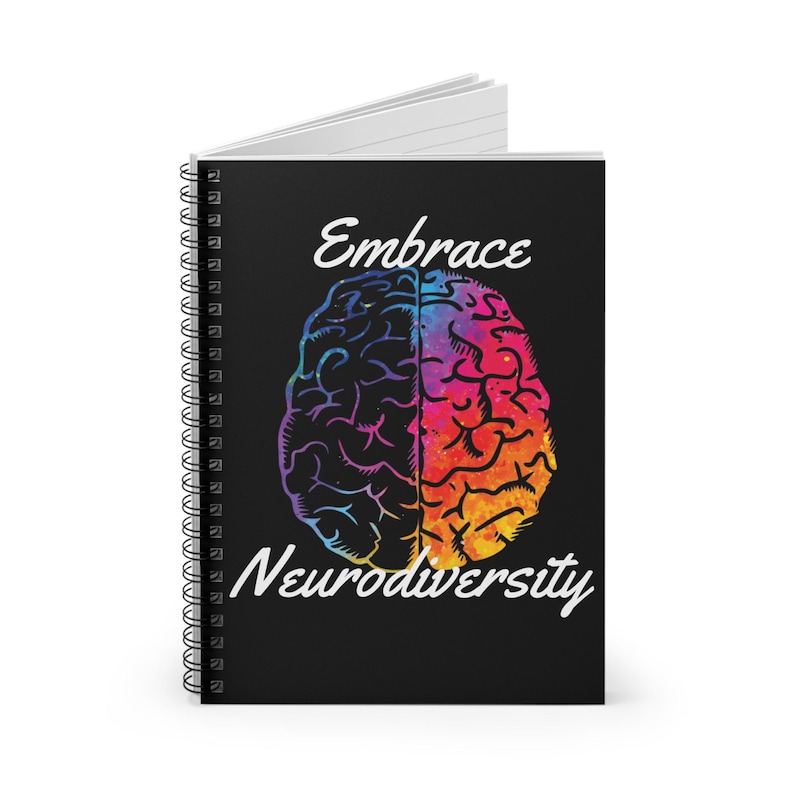 Neurodiversity, Autism Acceptance Spiral Notebook Ruled Line, Journal ...