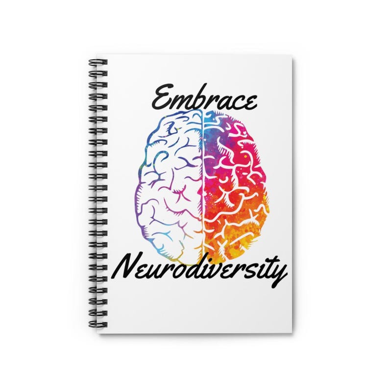 Neurodiversity, Autism Acceptance Spiral Notebook Ruled Line, Journal ...