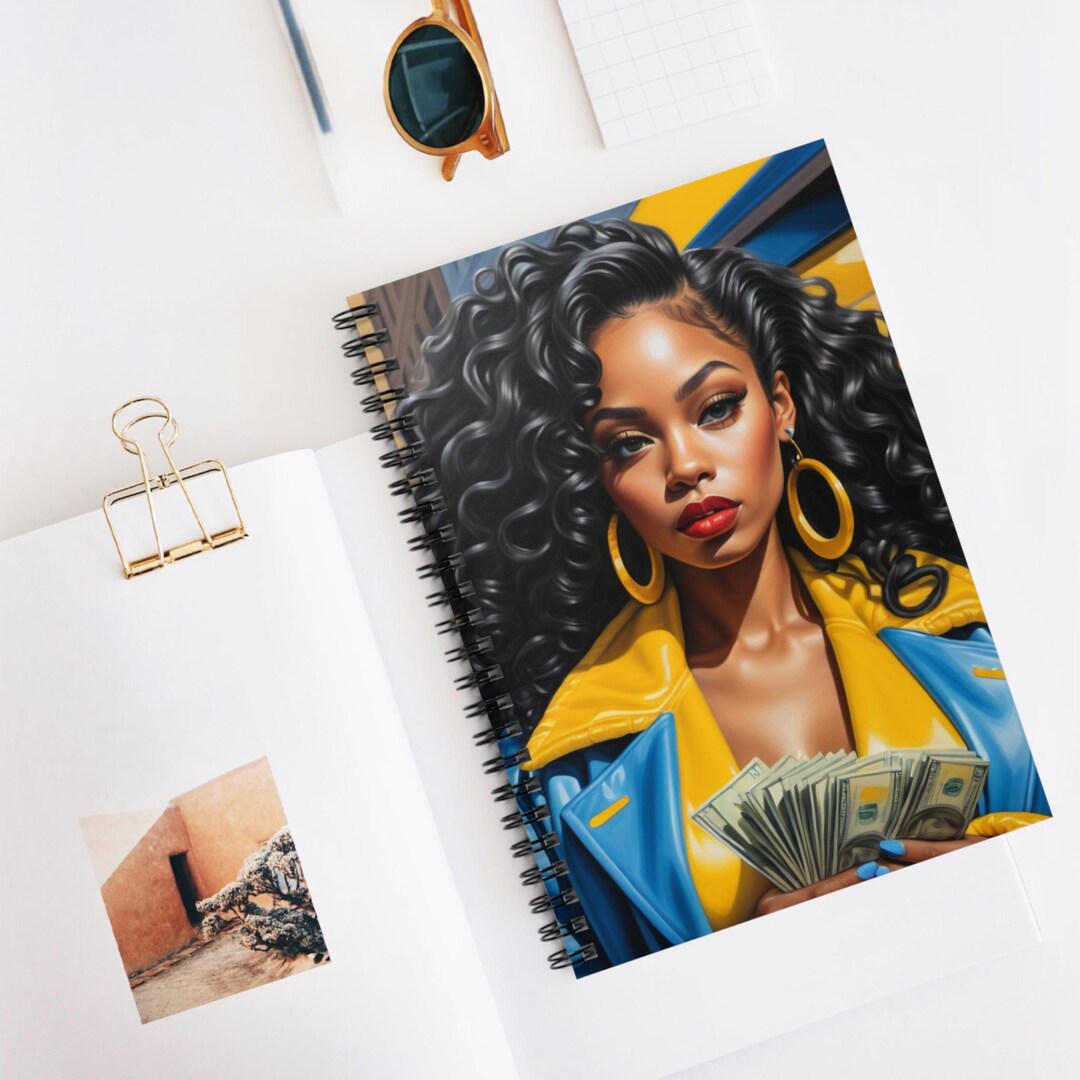 About My Money Spiral Notebook Journal, Notebook, Ruled Line, Female ...