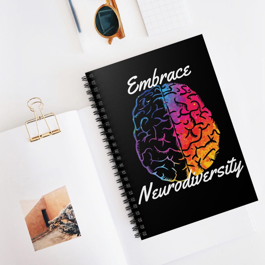 Neurodiversity, Autism Acceptance Spiral Notebook Ruled Line, Journal ...