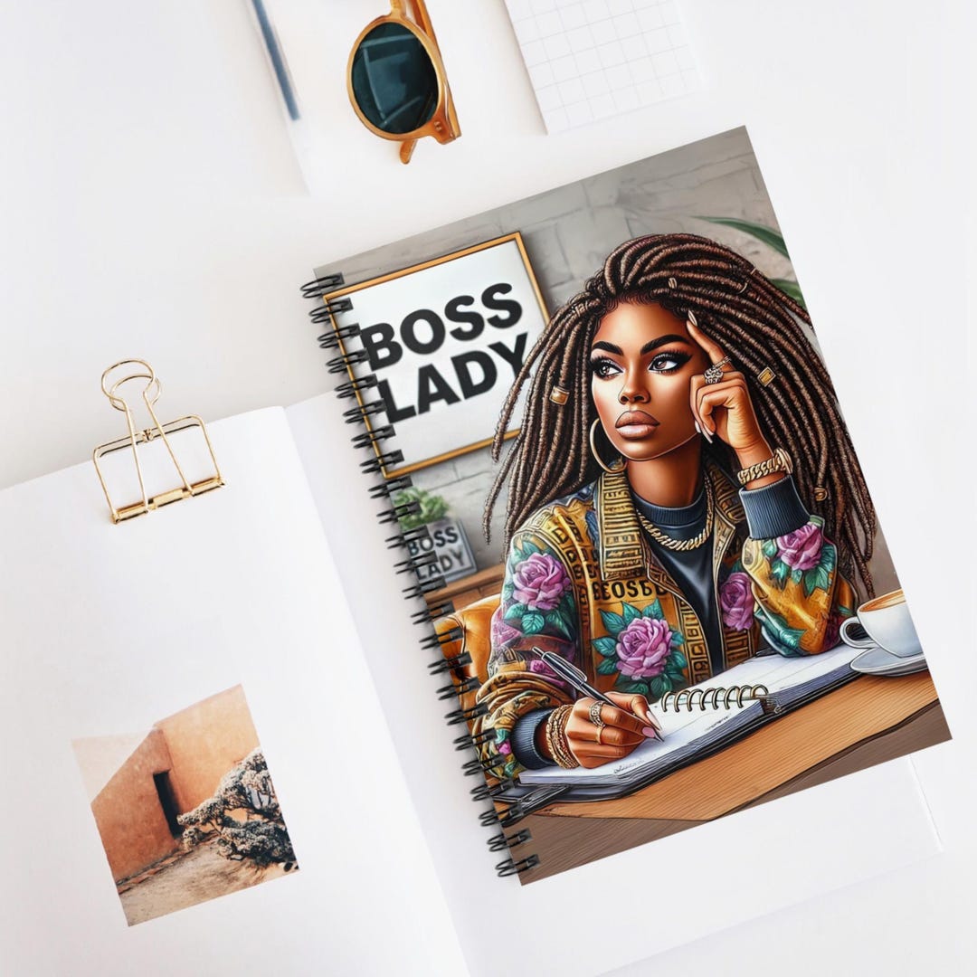 Boss Lady Notebook C Spiral Bound Career Journal With Ruled Pages ...