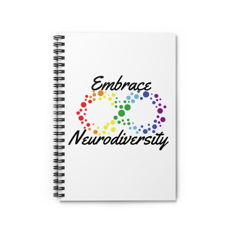 Neurodiversity, Autism Acceptance Spiral Notebook Ruled Line, Journal ...