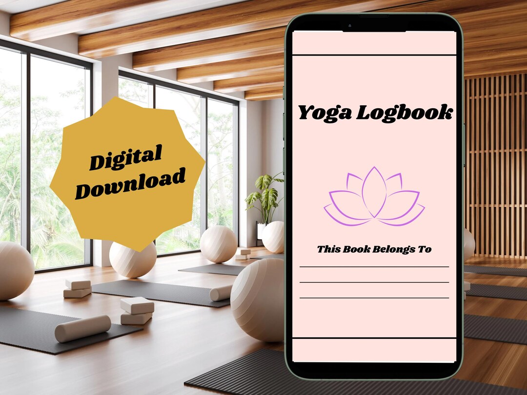 Yoga Logbook - Etsy