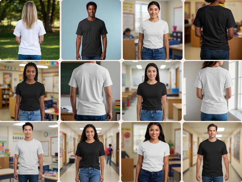 200 Back to School Mockups, Gildan Shirt Mockups, Kids Shirts Mockups ...