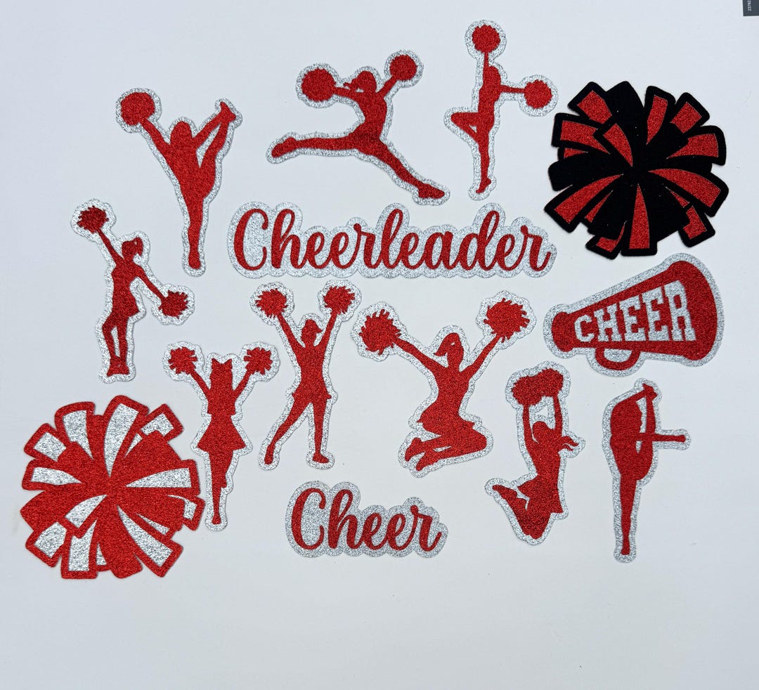 Cheer Cut Outs for Homecoming Mum or Scrapbooking, Memory Making - Etsy