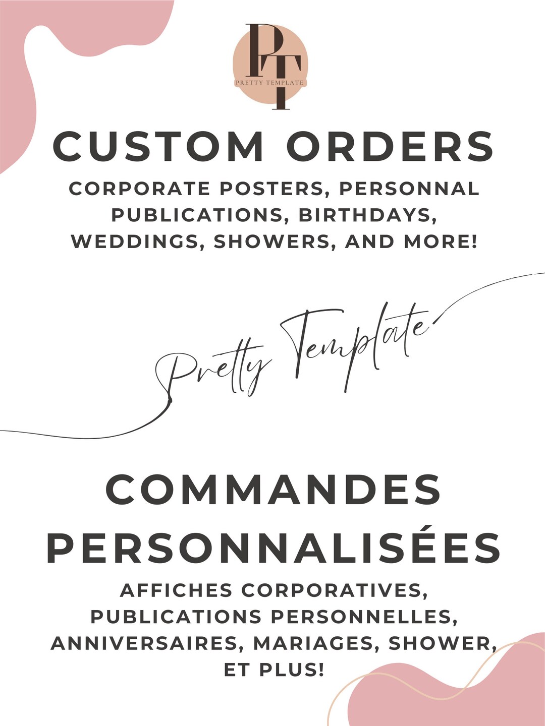Custom Designs and Templates for All Personal or Professional Events ...