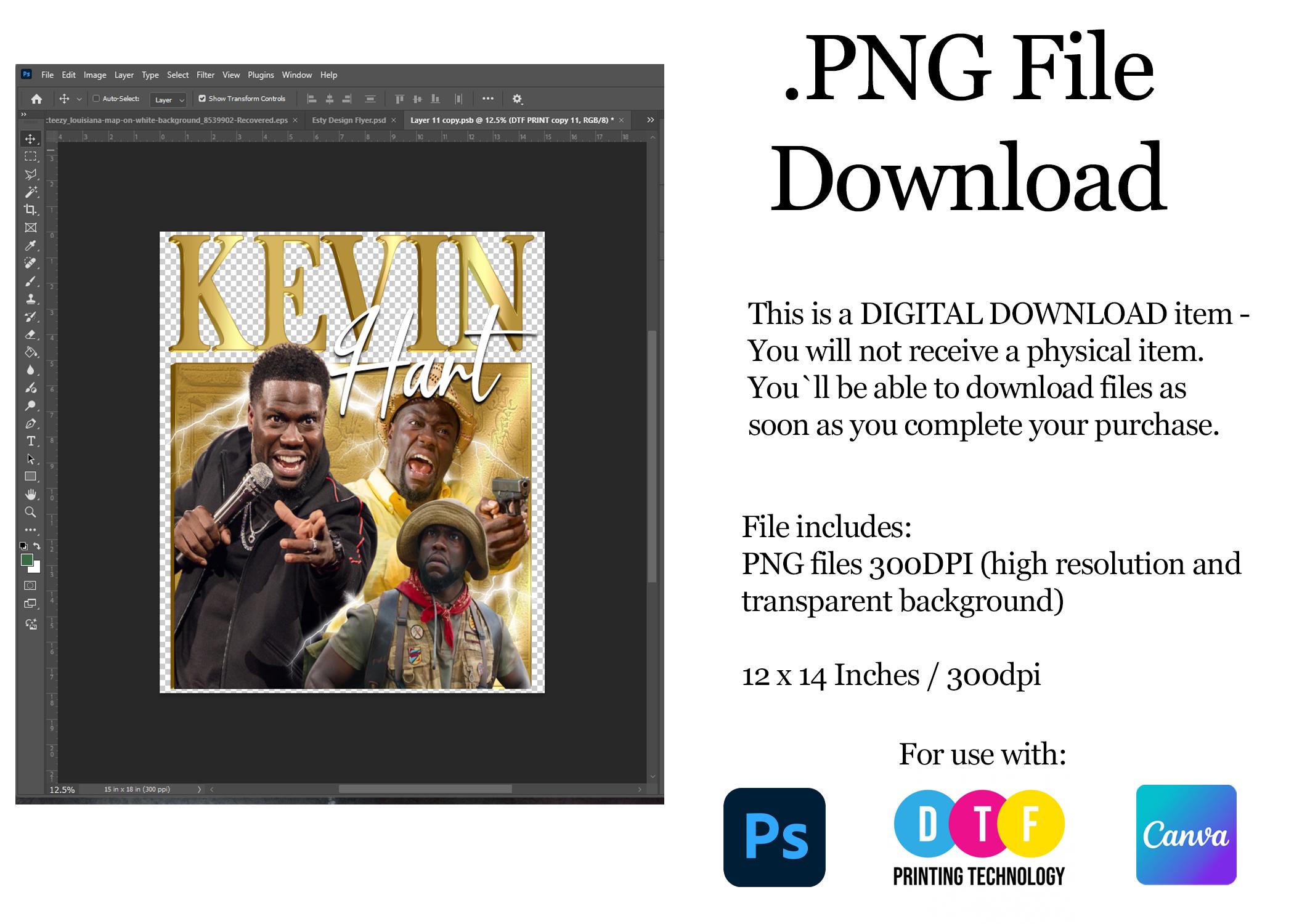 Kevin Hart 24K Gold Png, Kevin Hart Dtf, Kevin Hart Svg, Kevin Hart ...
