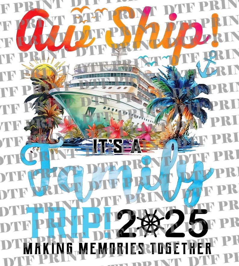 Aw Ship Cruise Png, Aw Ship Cruise Svg, Family Cruise Tees (black ...