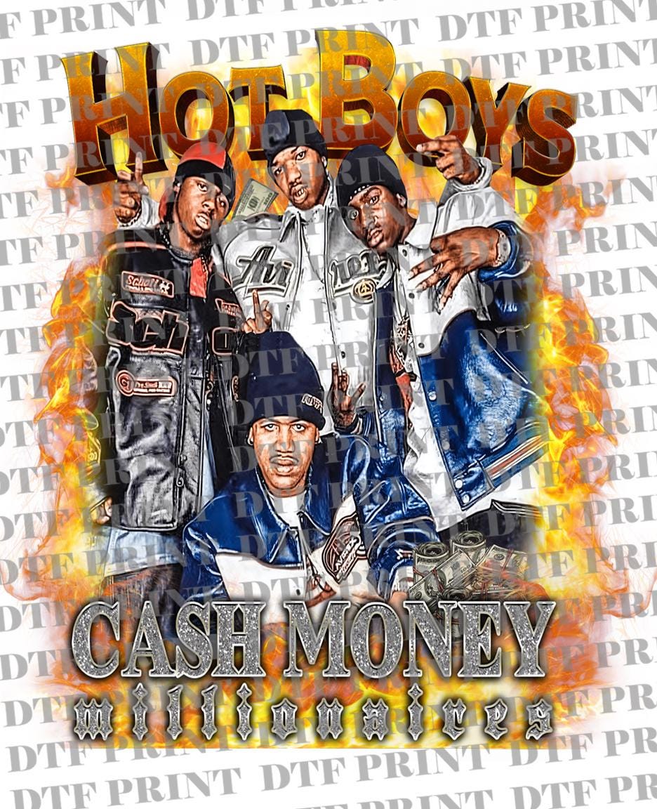 Hot Boys Png, Hot Boys 90s Tshirt, Lil Wayne Tee, BG Tee, Juvenile Tee ...