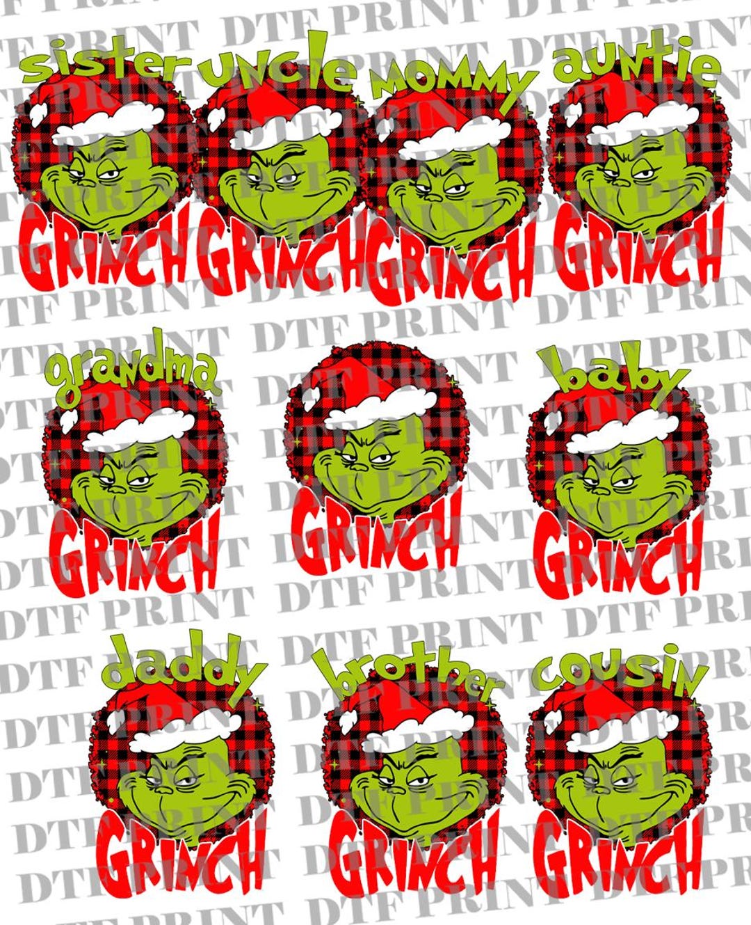Grinch Family Png, Grandpa Grinch Png, Grinch Png, Grinch Svg, Mery ...