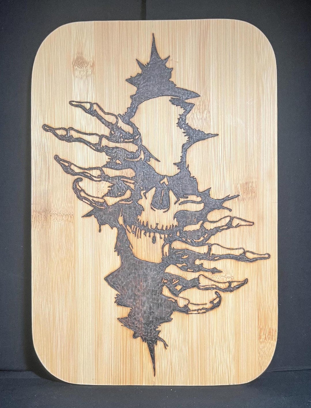 Hand Burnt Skeleton Art - Etsy