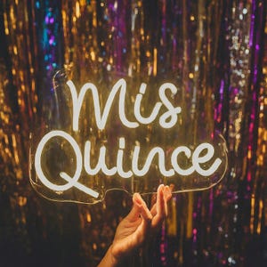 Mis Quince Neon Sign, Quinceanera, Mis Quince, Quince, Quinceanera Sign ...