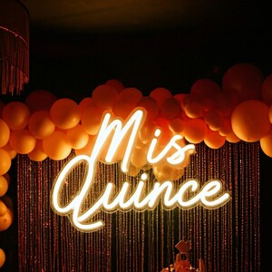 Mis Quince Neon Sign, Quinceanera, Mis Quince, Quince, Quinceanera Sign ...