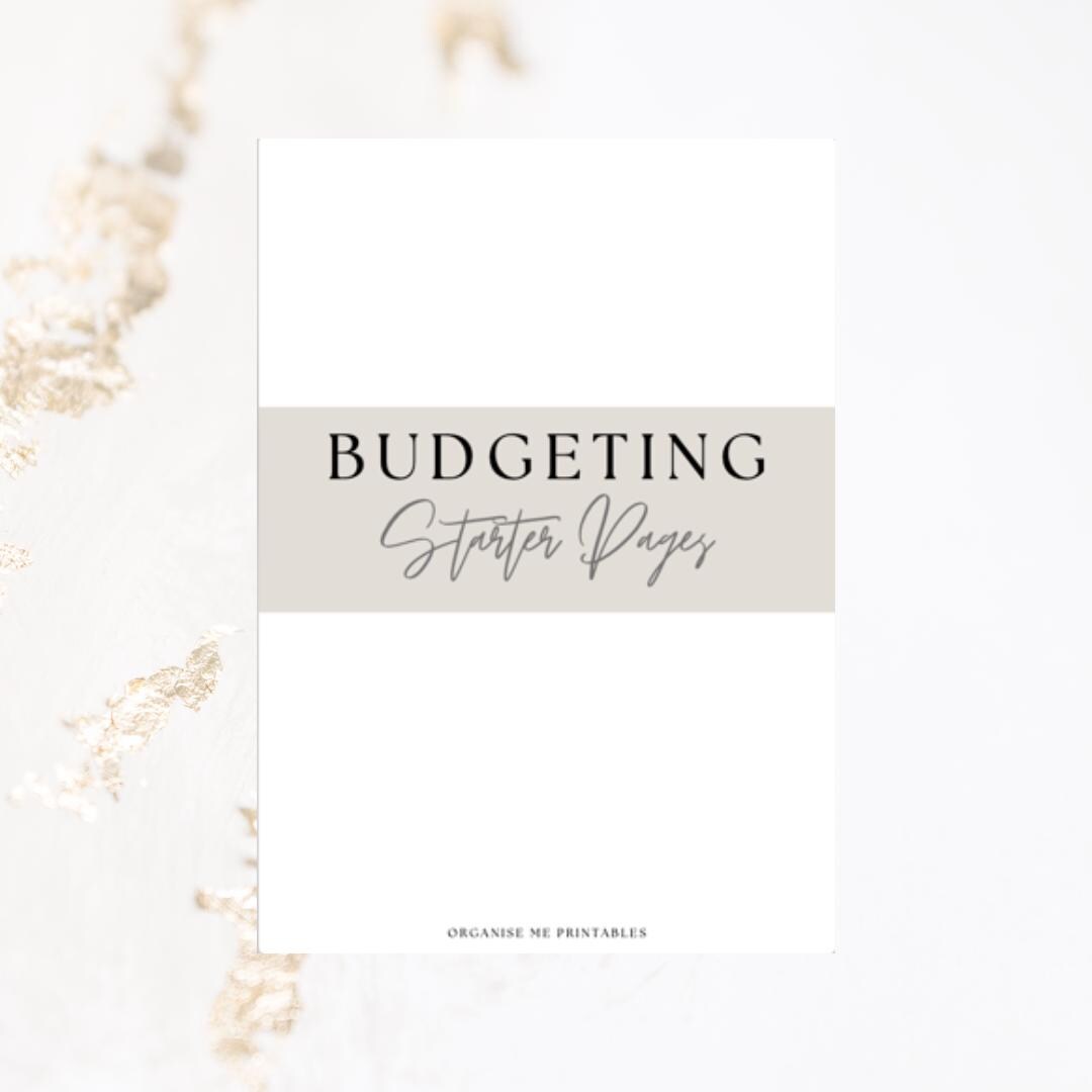 Budgeting Starter Pages Bundle | Budget Organizer | Finance Planner ...