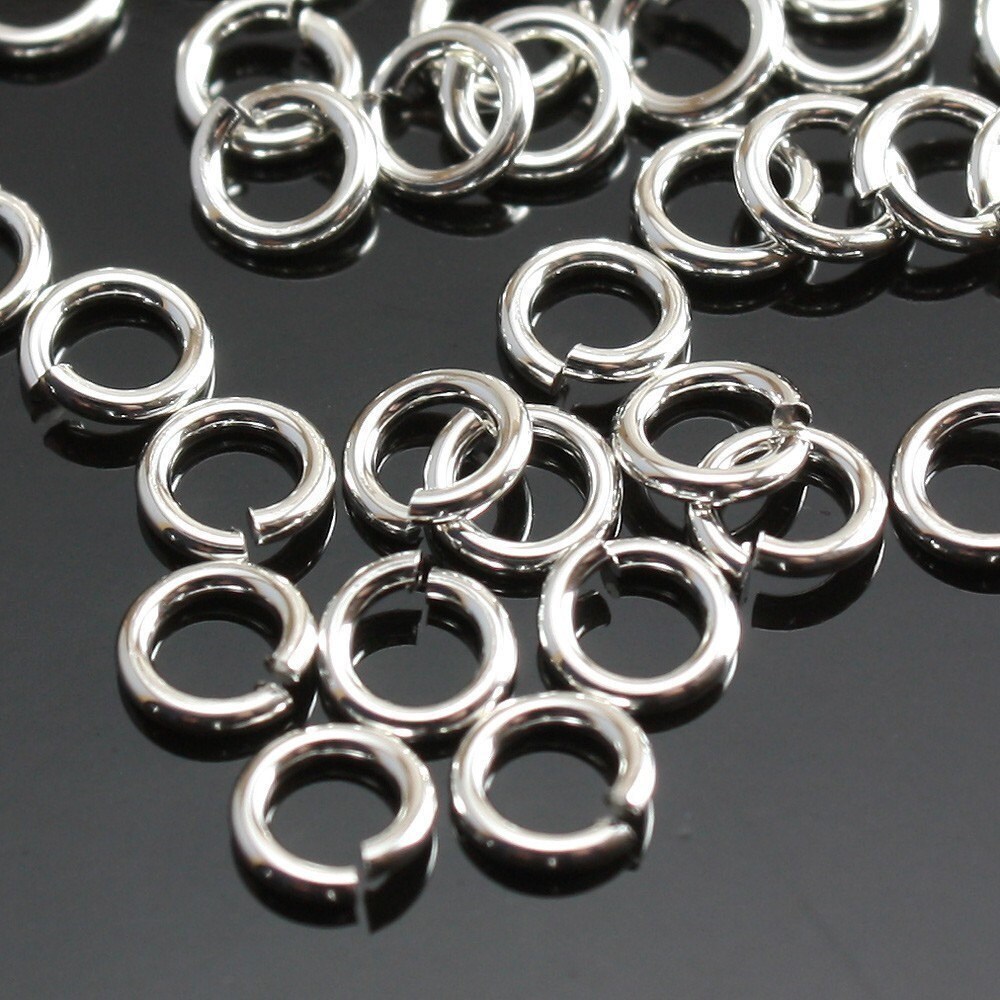 Sterling Silver Jump Rings 4mm 20 gauge Open Rings Select | Etsy