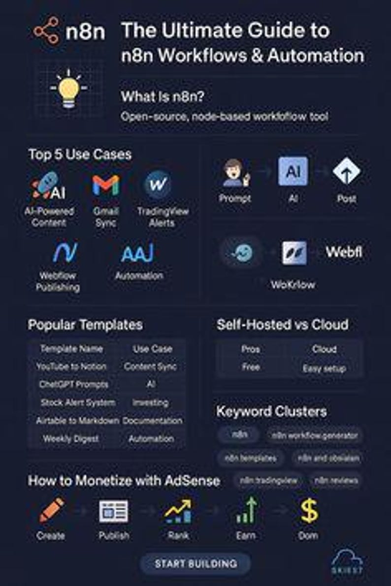 N8n Automation Templates Mega Bundle | AI, Social Media, Content ...