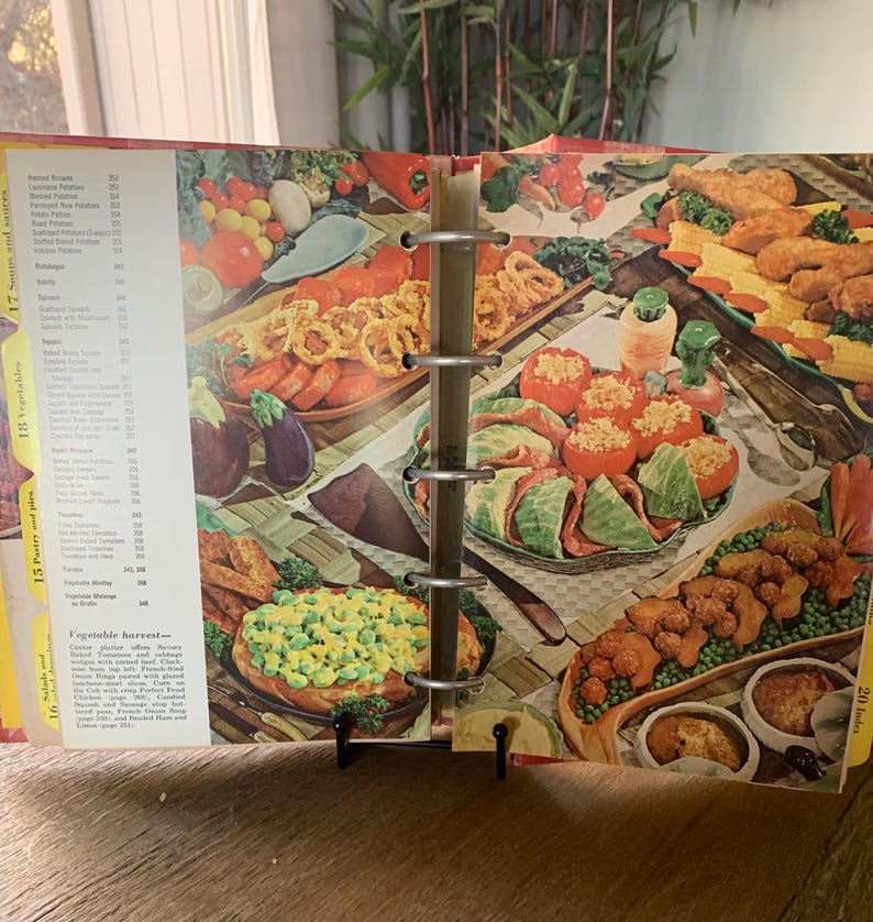 Vintage Better Homes & Gardens Cookbook: Tabbed Classic Recipes - Etsy