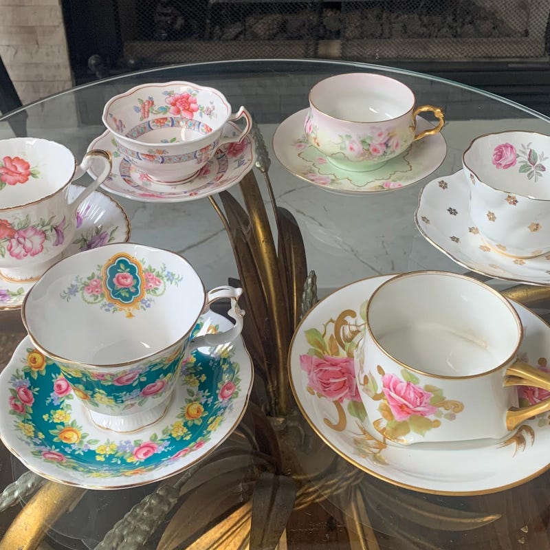 Antique Paragon Tea Set - Etsy