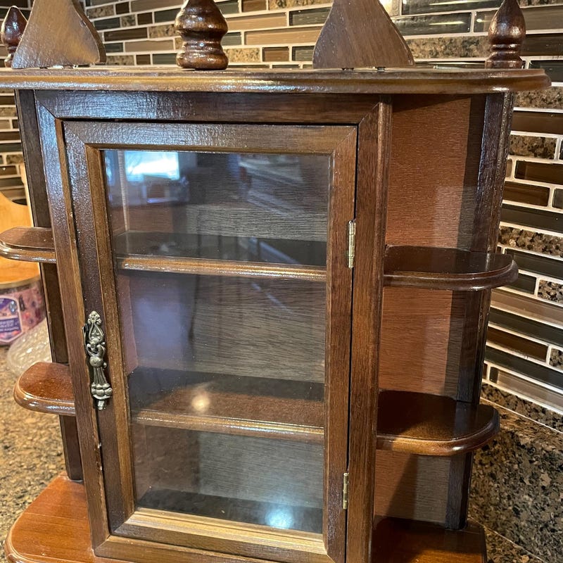 Small Curio Cabinet - Etsy