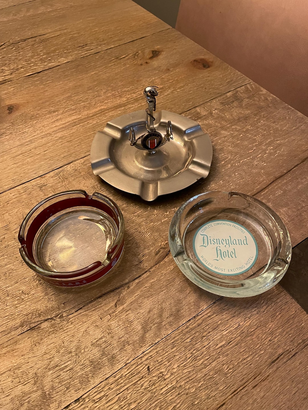 Vintage Collectible Ashtrays Playboy Club, Disneyland Hotel, Cinzano, & M/S Batory Nautical ...