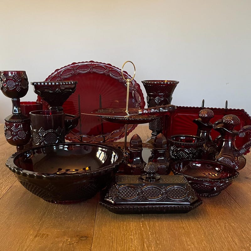 Avon Cape Cod Glassware - Etsy