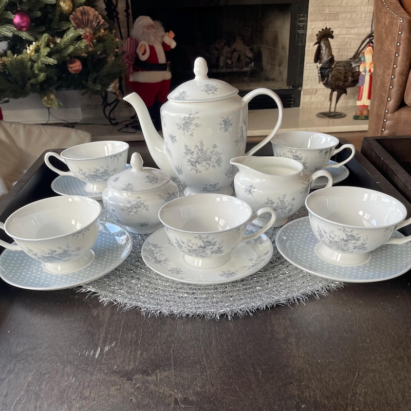 Teapot Set Grace - Etsy