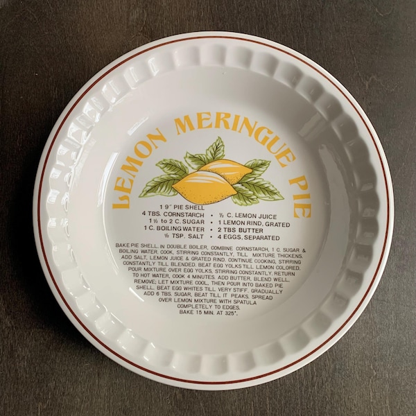 Vintage Royal Pie Plates - Etsy