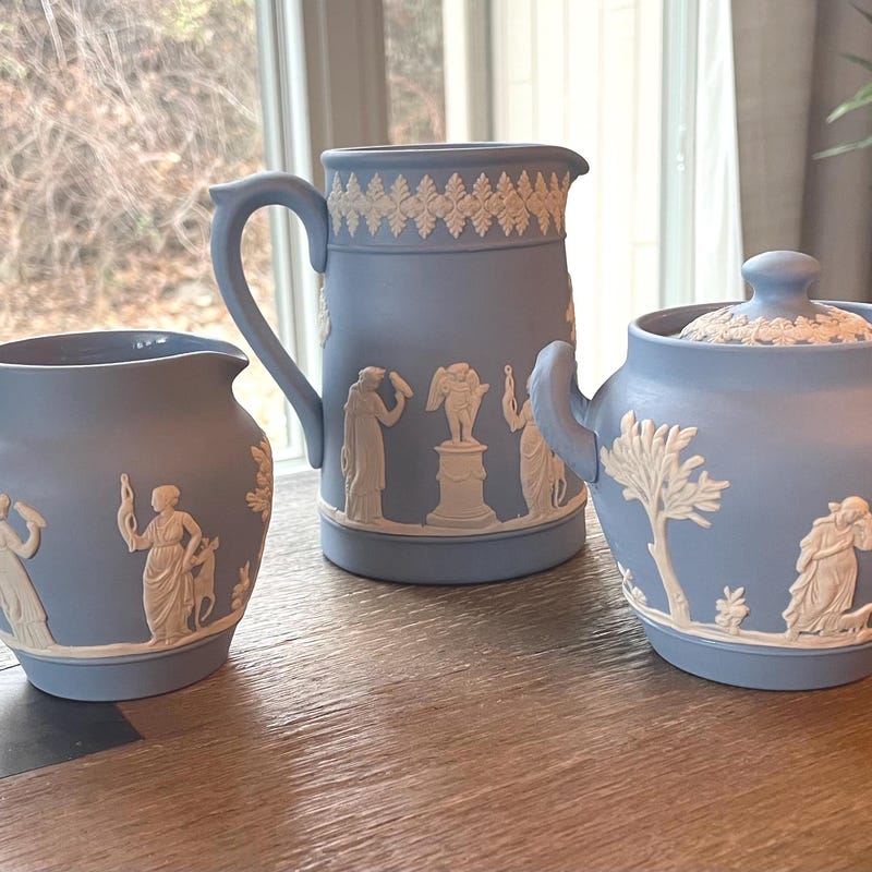 Dudson Hanley Jasperware - Etsy