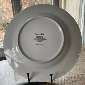 Coventry Secret Garden Fine Porcelain Dinnerware – Floral & Butterfly ...