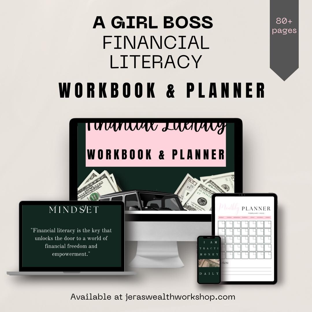Financial Literacy E-book Workbook and Panner - Etsy